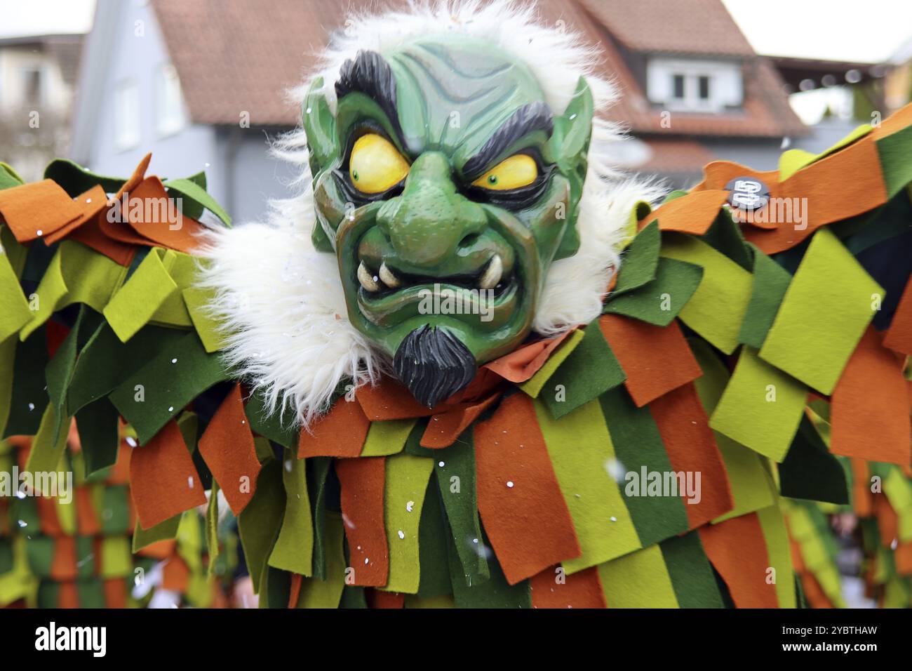 Large Swabian-Alemannic carnival parade Stock Photo - Alamy