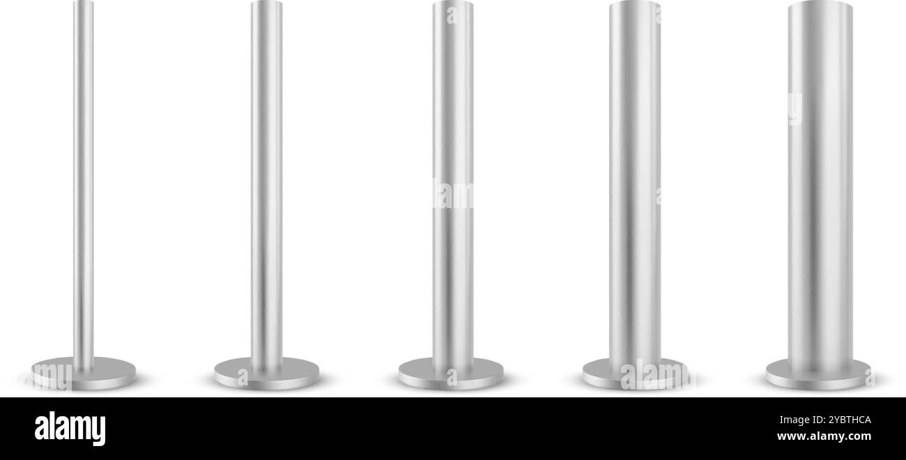Steel street light poles Stock Vector Images - Alamy