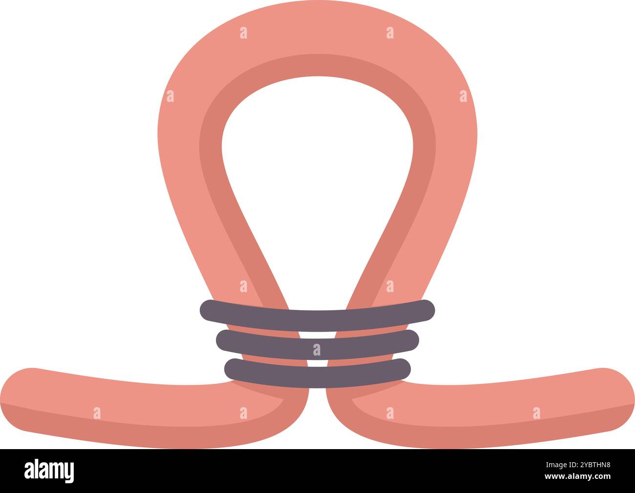 Secured by a rope Stock Vector Images - Alamy