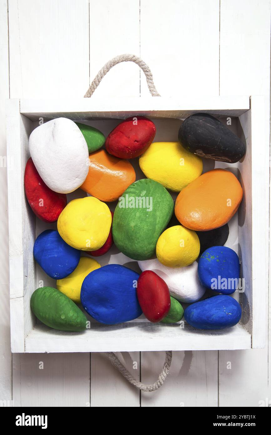 Various colored stones hi-res stock photography and images - Alamy