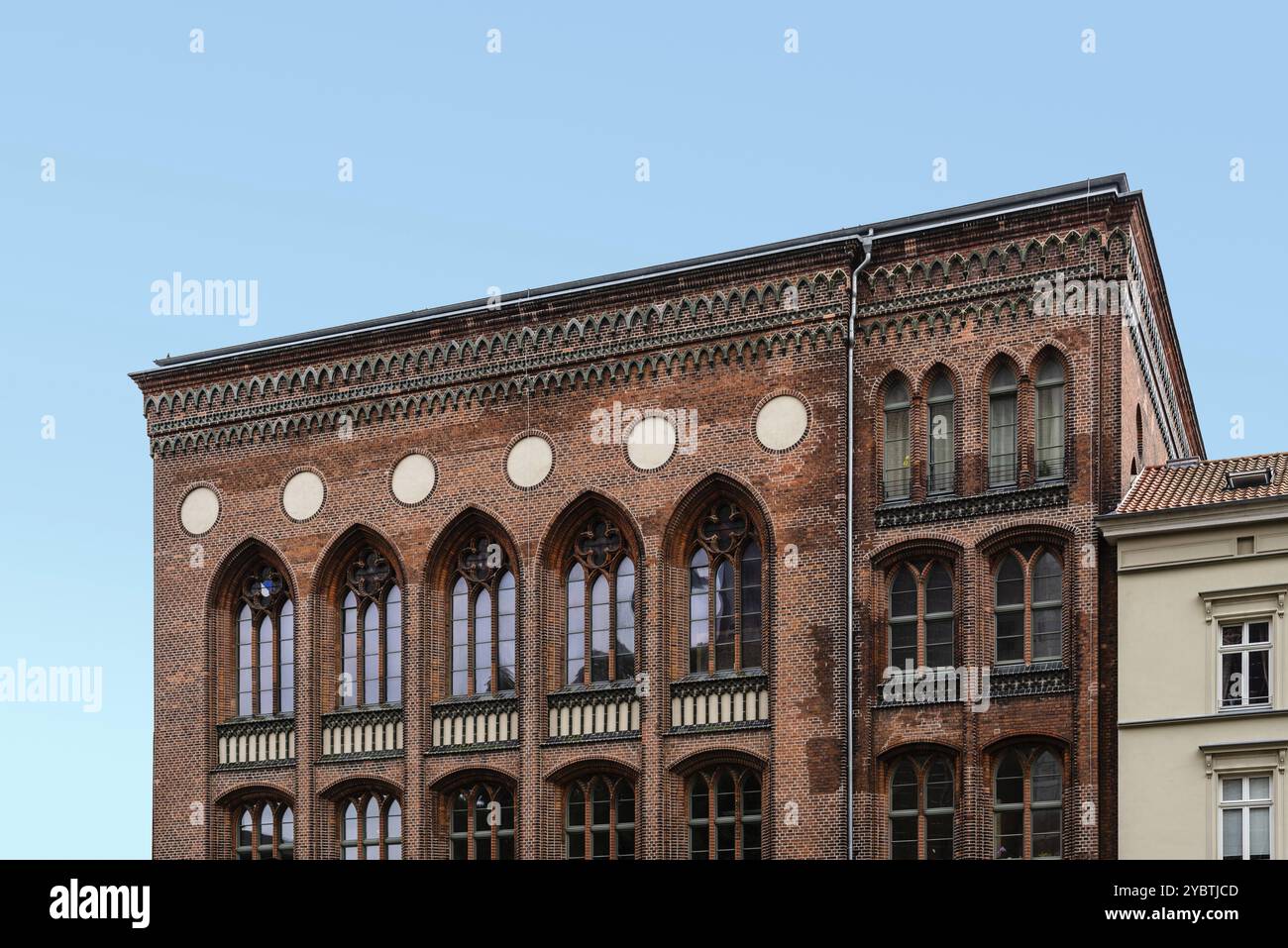 Old brick building in Stralsund a Hanseatic town in the north of ...