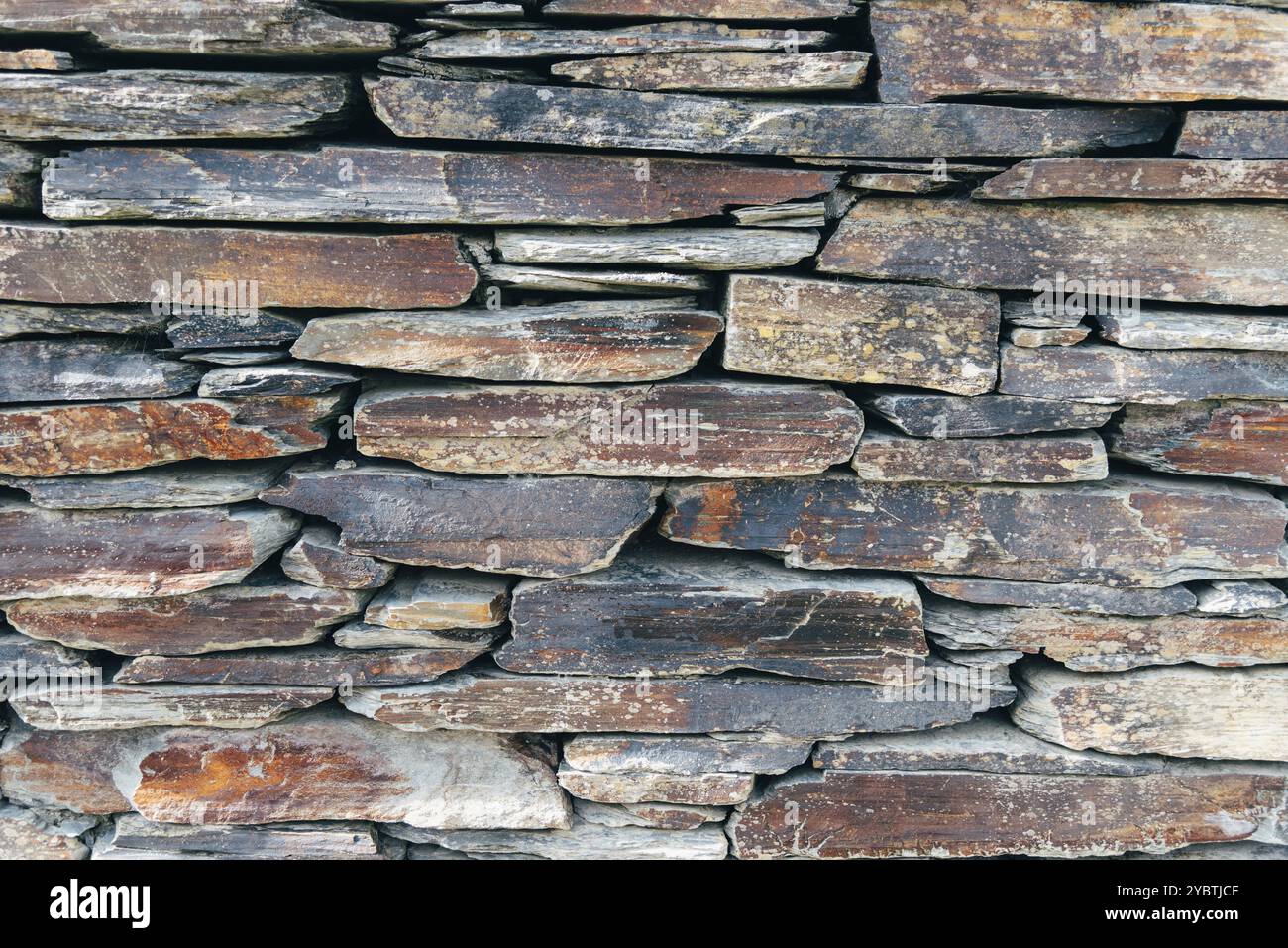 Slate slabs texture background. Pattern of black slate wall Stock Photo ...