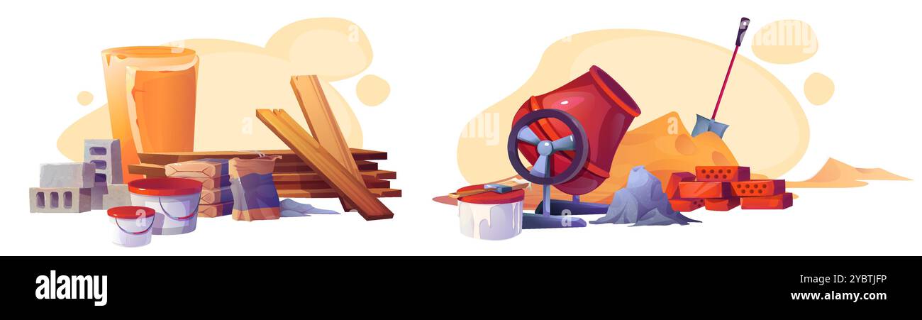 Cinder block house Cut Out Stock Images & Pictures - Alamy