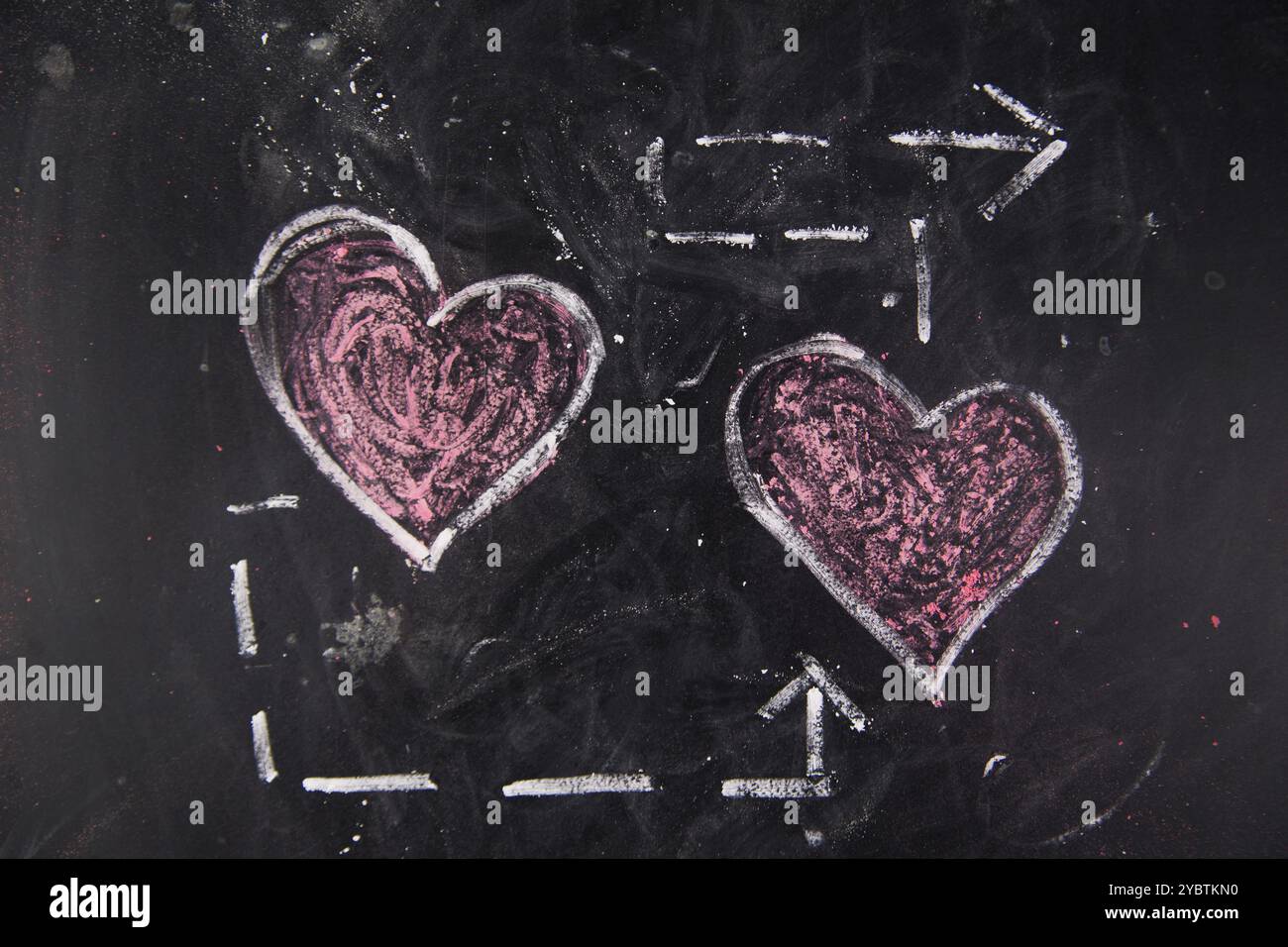 Graphical representation of icons representing the love relationship ...