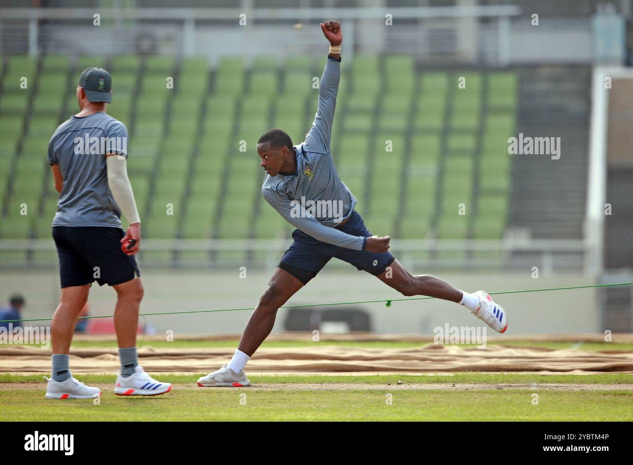 South Africa Team attends practice session at the Sher-e-Bangla ...