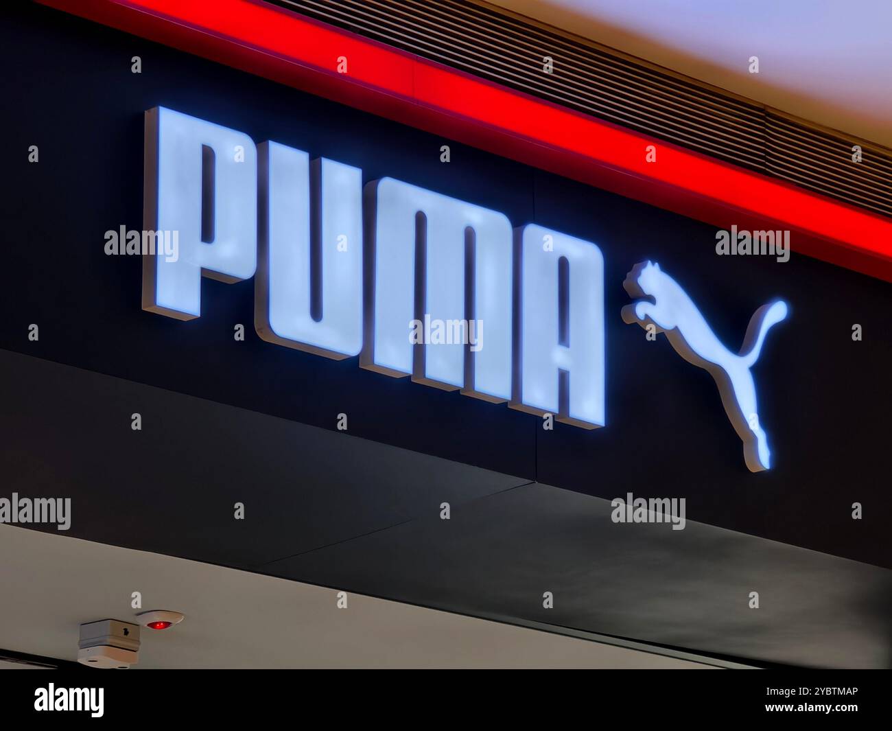 KUALA LUMPUR, MALAYSIA - AUGUST 28, 2024: Puma brand retail shop in the ...