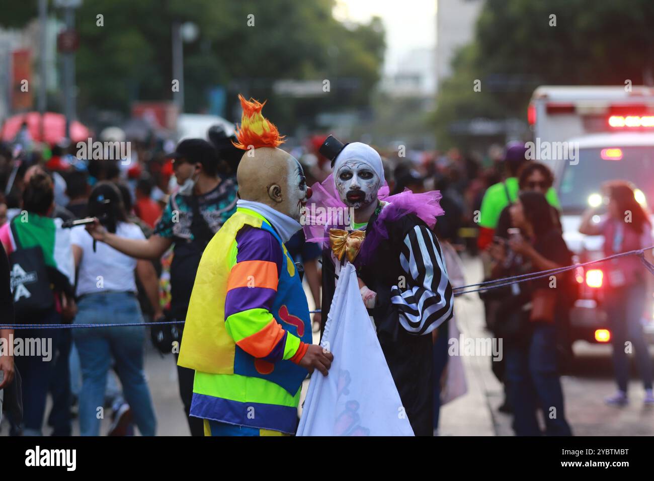 Mexico City, Mexico. 19th Oct, 2024. Persons disguised taking part ...
