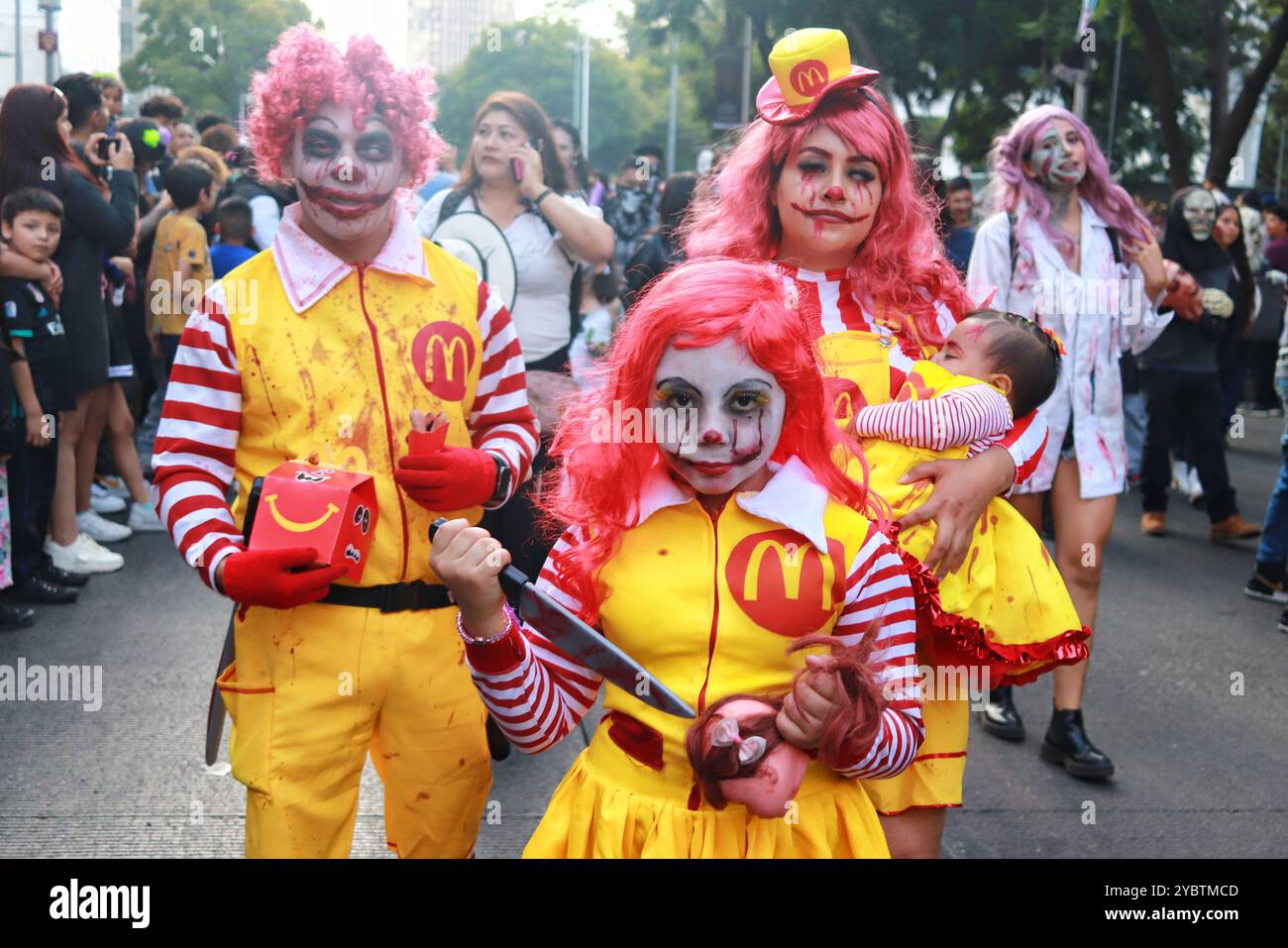 Mexico City, Mexico. 20th Oct, 2024. Persons disguised taking part ...