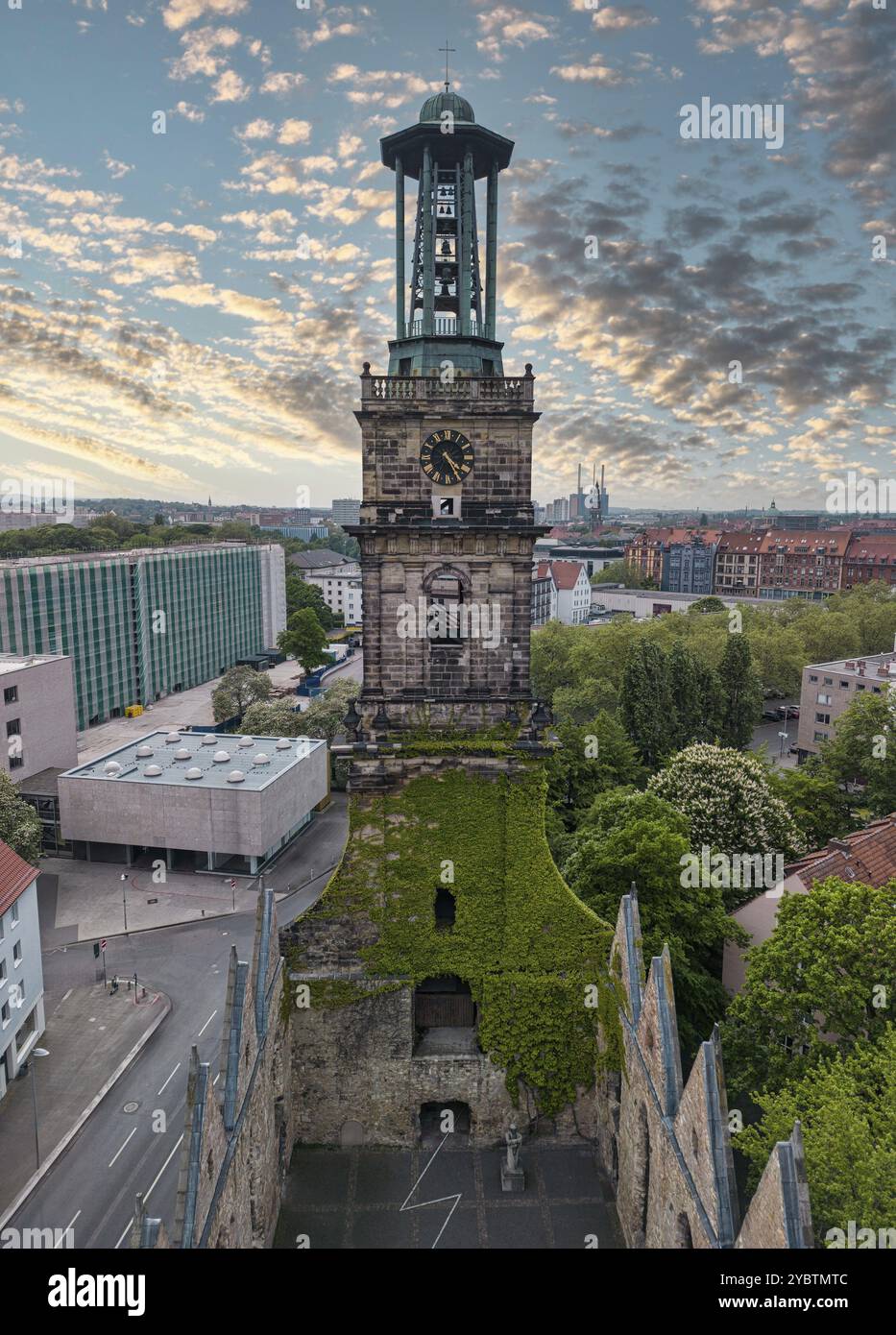 Hannover, Germany, May 21, 2023: Aegidienkirche memorial for the ...