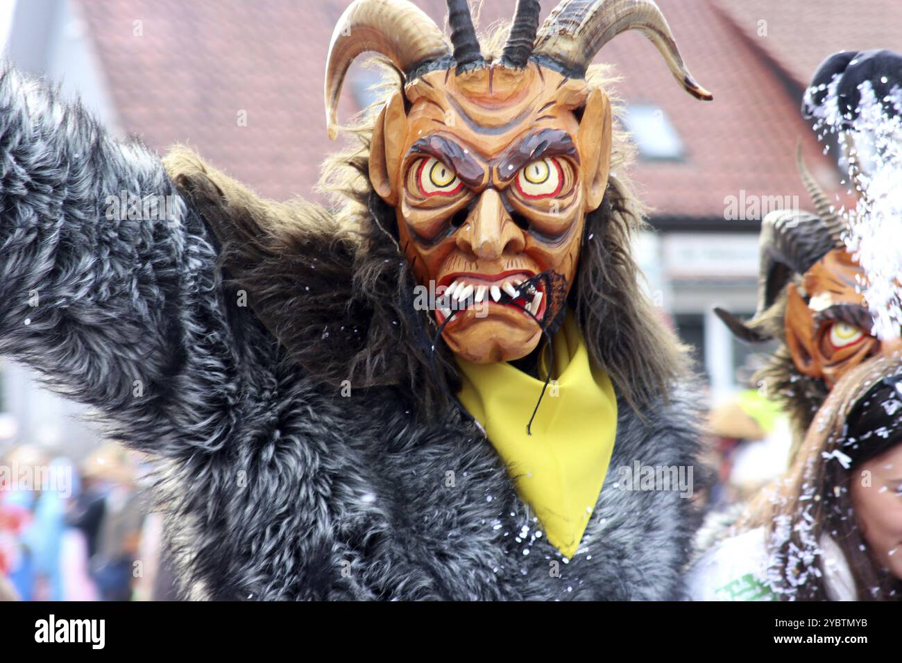 Large Swabian-Alemannic carnival parade Stock Photo - Alamy