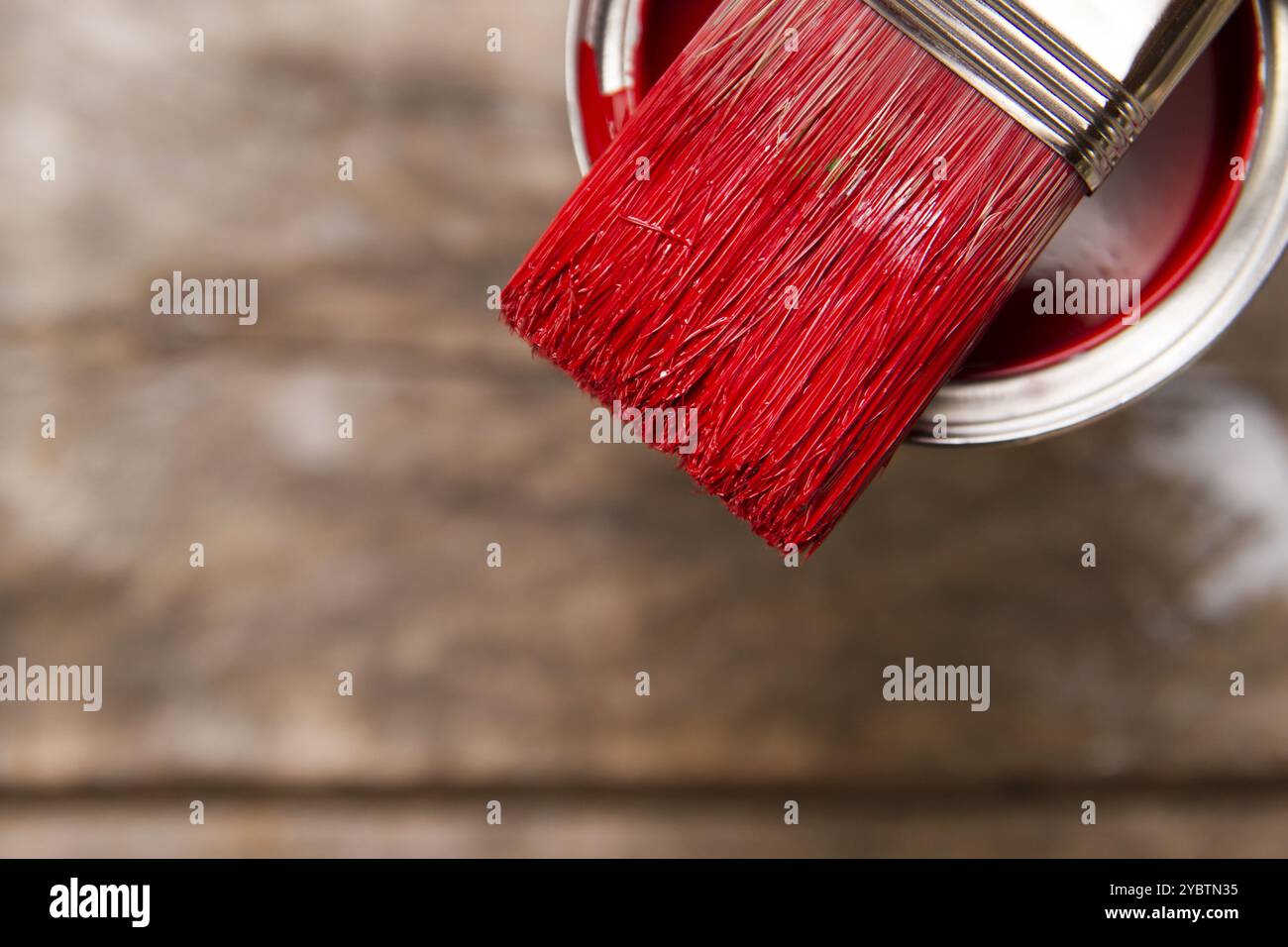 Presentation of a paint brush with the respective Stock Photo - Alamy