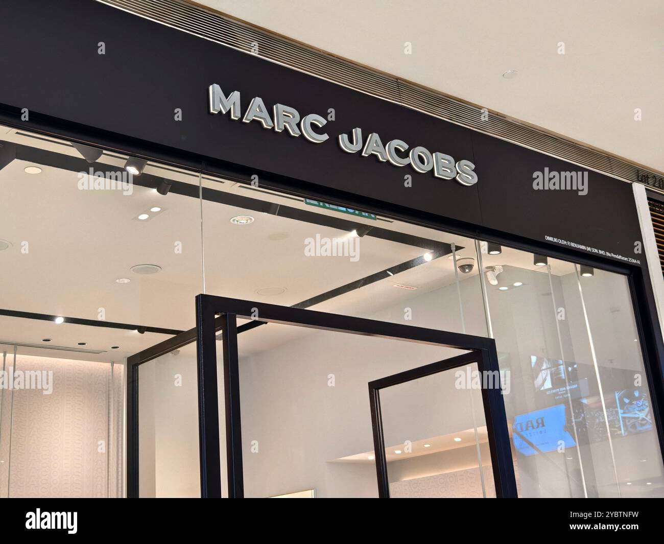 KUALA LUMPUR, MALAYSIA - AUGUST 28, 2024: Marc Jacobs brand retail shop ...