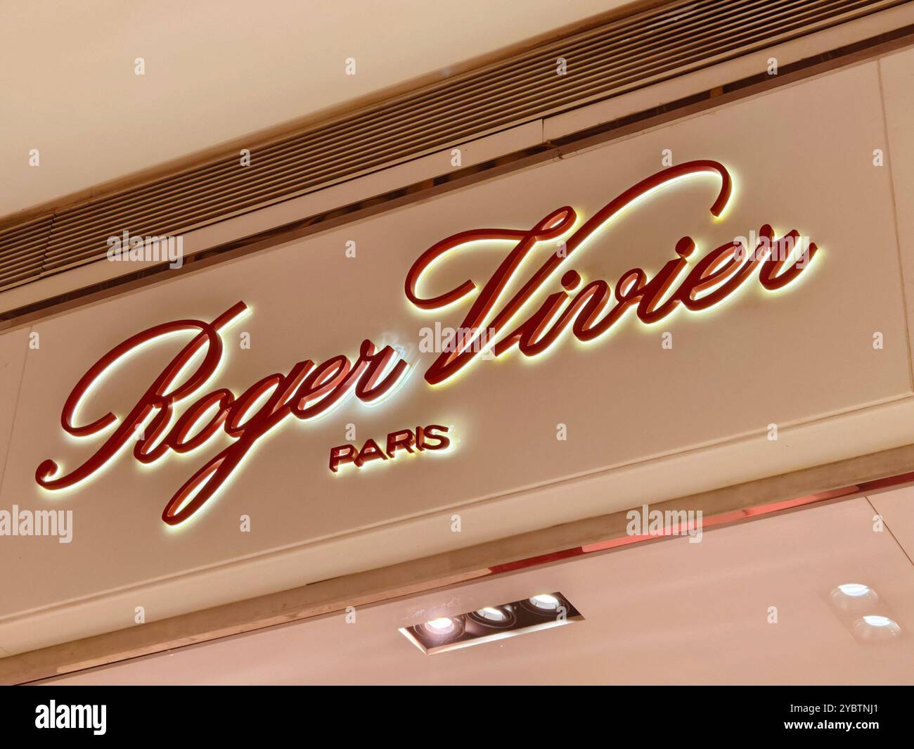 KUALA LUMPUR, MALAYSIA - AUGUST 28, 2024: Roger Vivier brand retail ...