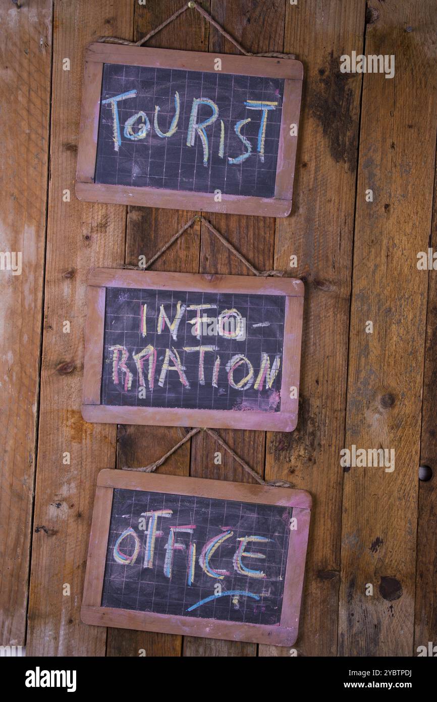 Graphical representation of signs indicating a tourist information ...