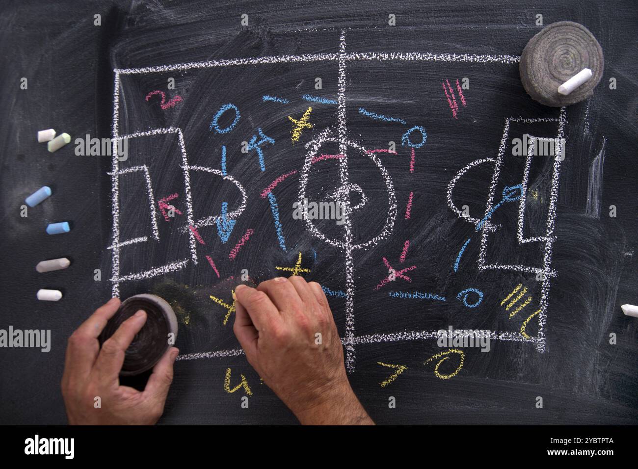 Lesson in tactics football hi-res stock photography and images - Alamy