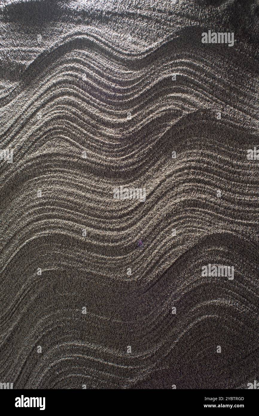 Representative background waves formed of gray sand layer Stock Photo ...