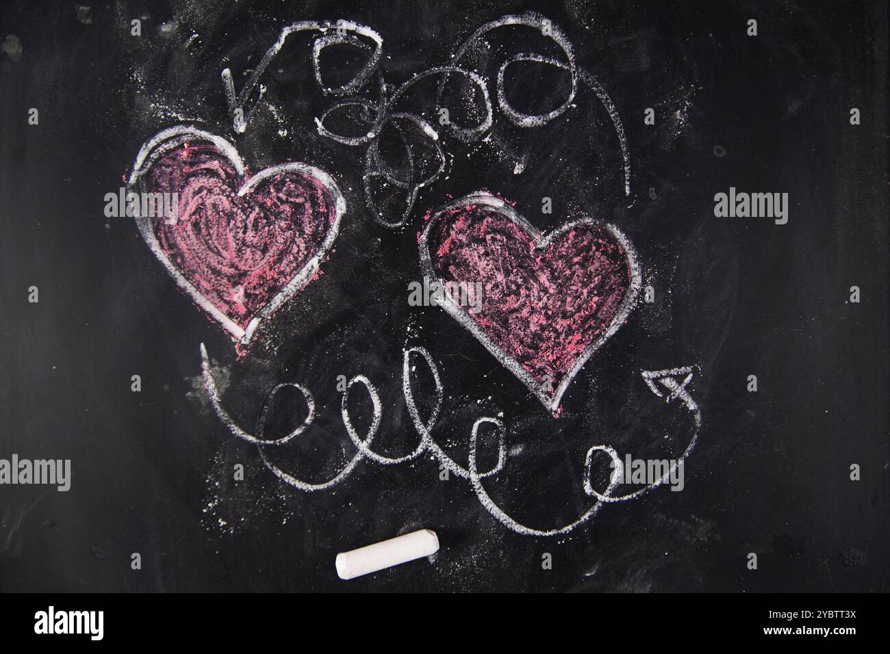 Graphical representation of icons representing the love relationship ...