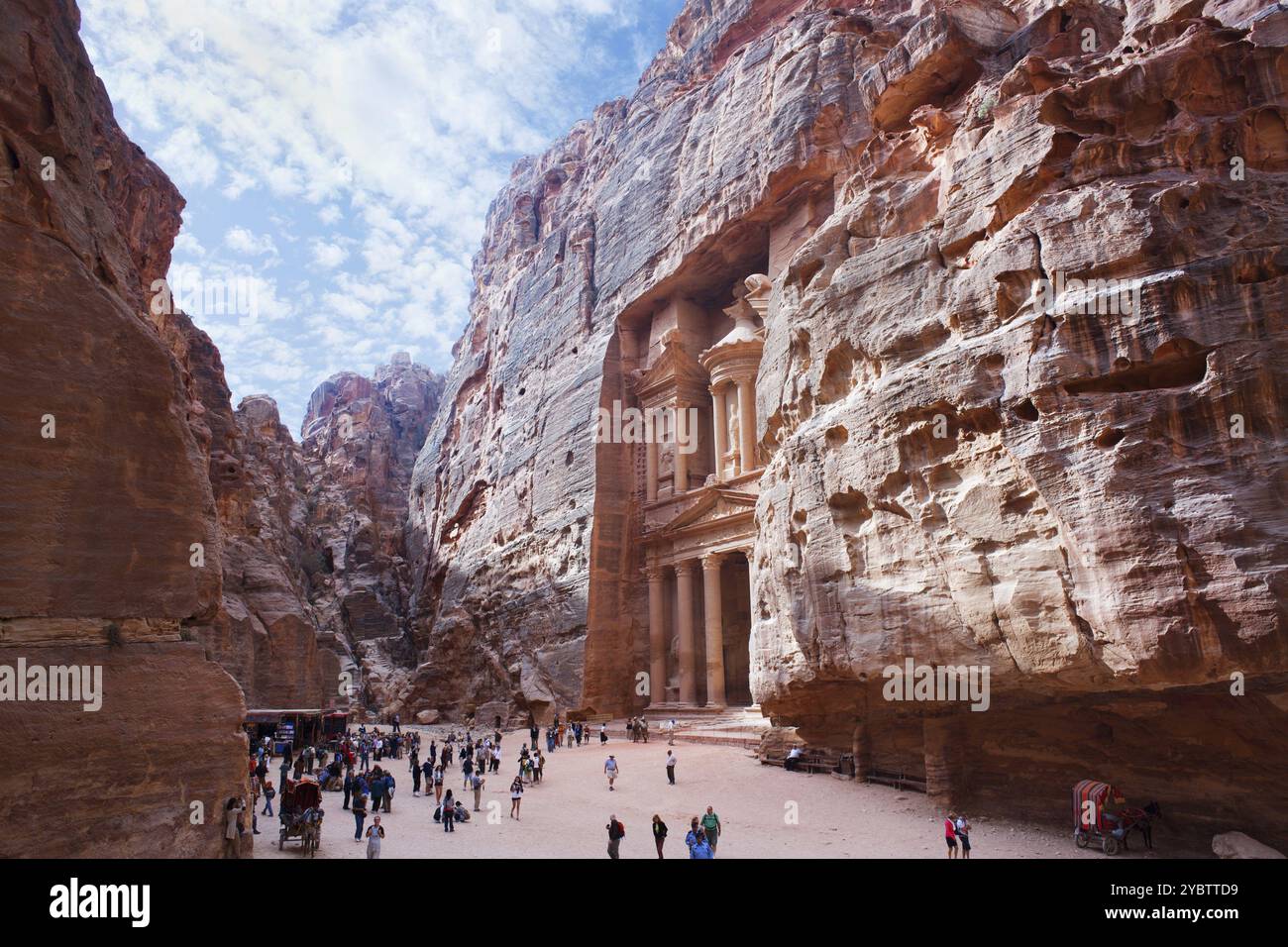 Side view of The Treasury Stock Photo - Alamy