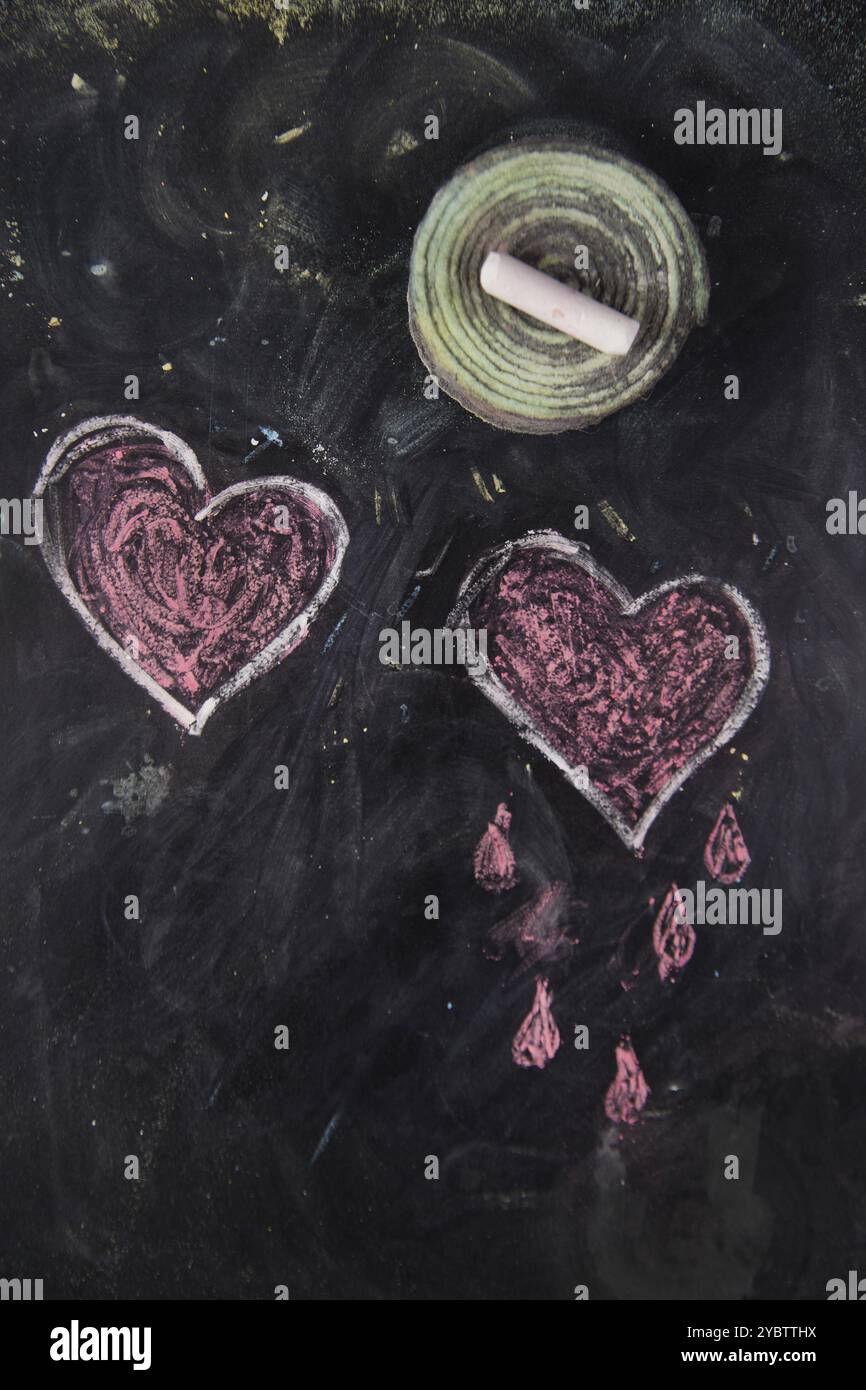 Graphical representation of icons representing the love relationship ...