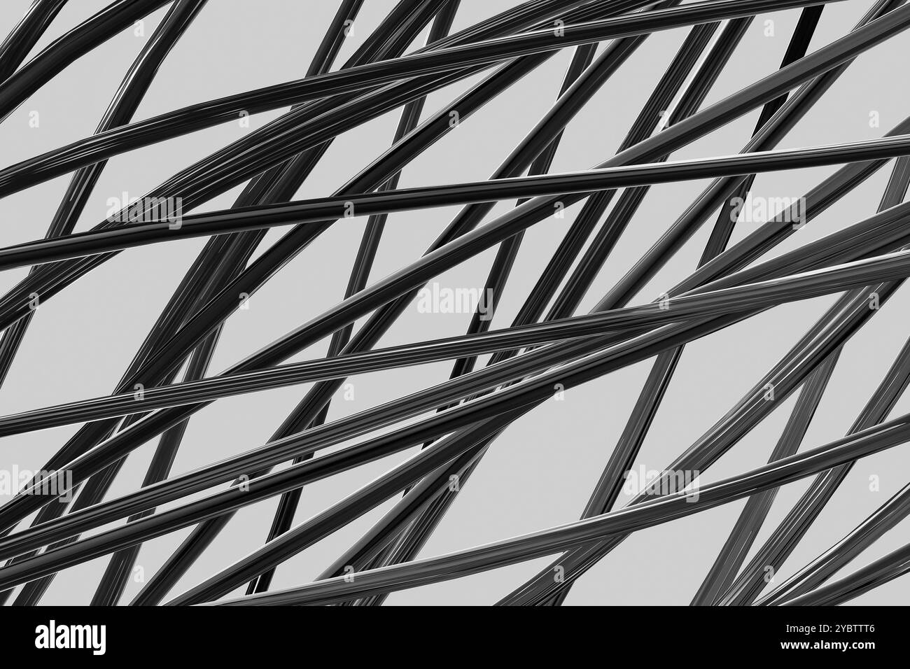 A series of black wires are shown in a close up Stock Photo - Alamy