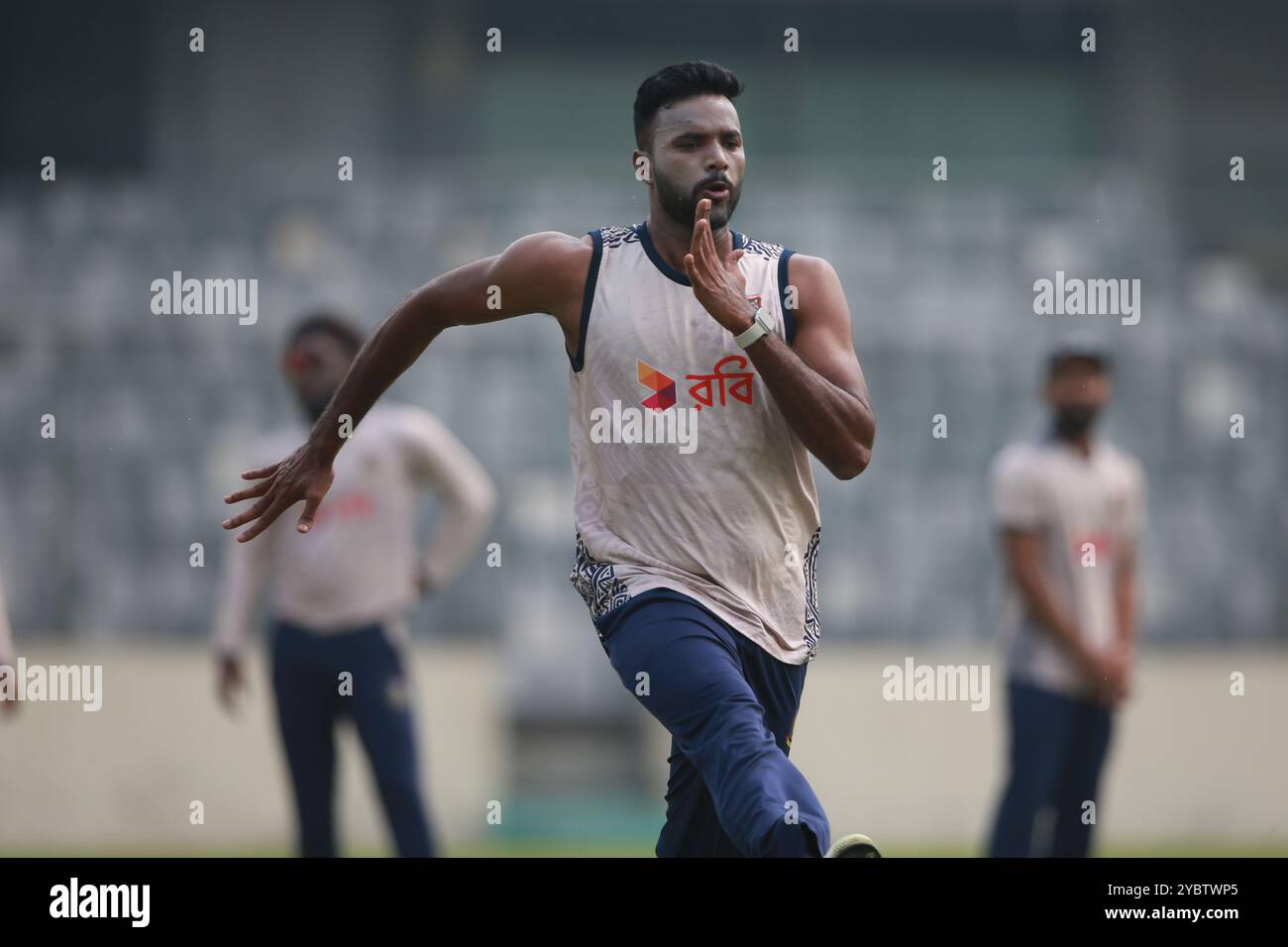 Bangladesh team attends practice session at the Sher-e-Bangla National ...