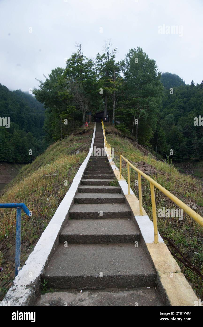 stairs or stairecase for walking up and down by foot stairs for walking ...