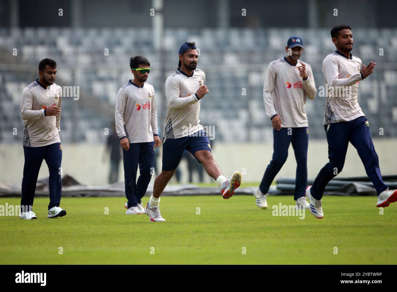 Bangladesh team attends practice session at the Sher-e-Bangla National ...