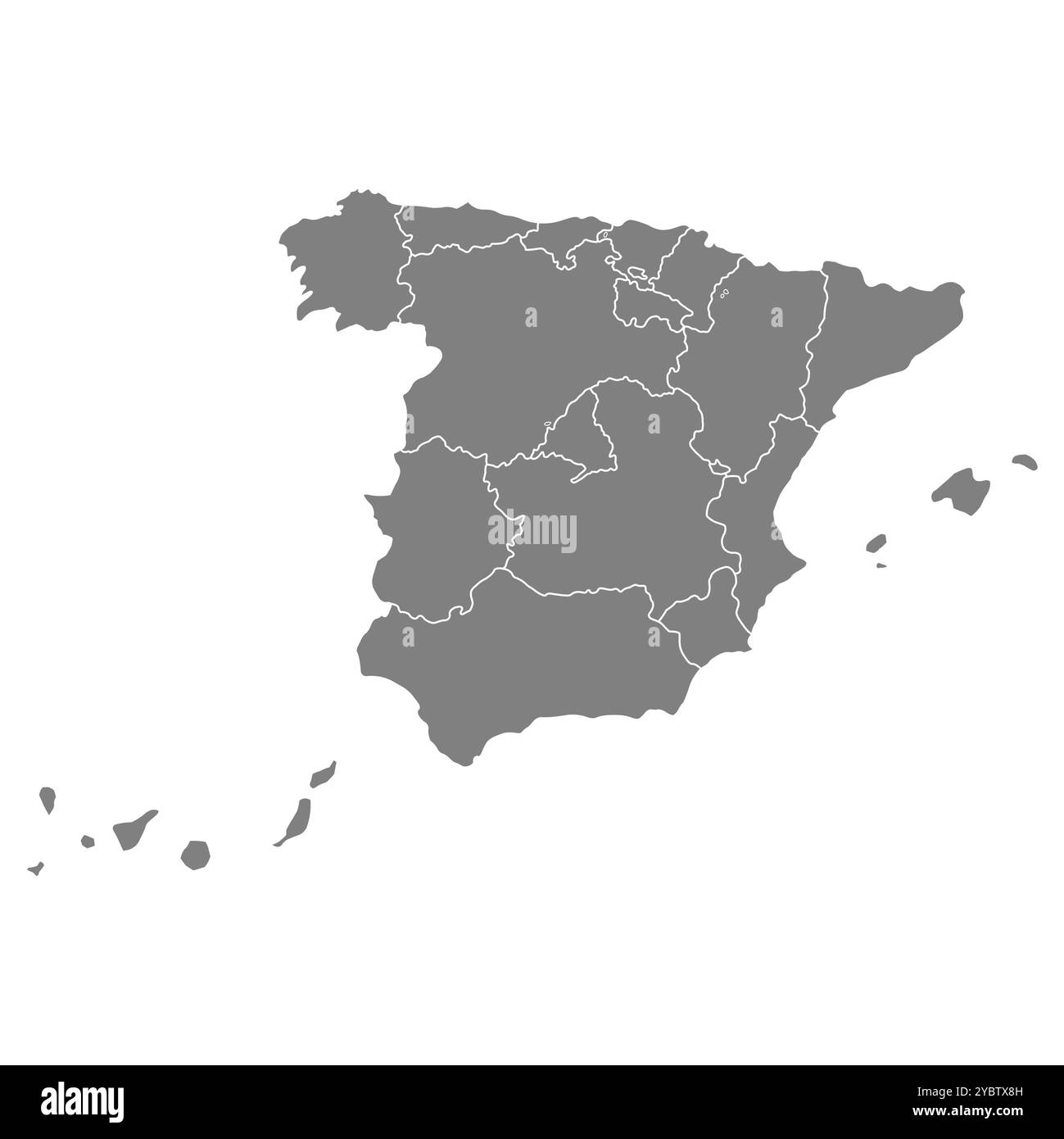 Espana map Black and White Stock Photos & Images - Alamy