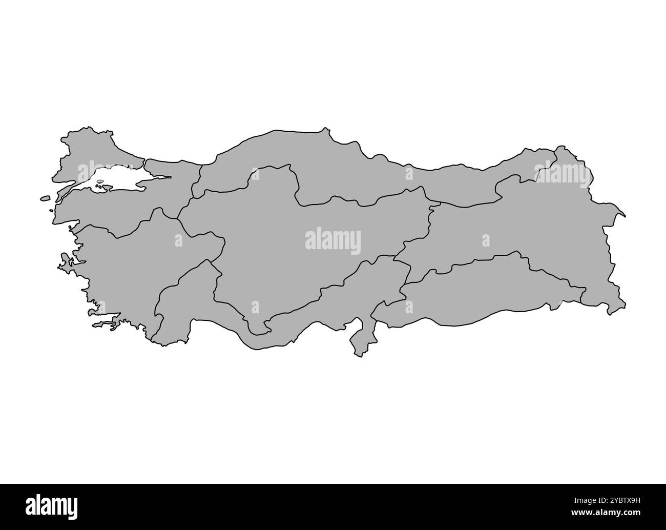 Turkey map symbol shape, travel web flat concept icon symbol vector ...