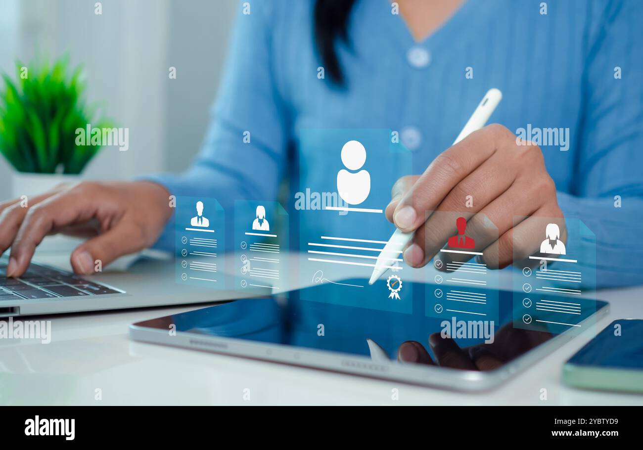 Management recruitment employment headhunting concept, Human Resources ...