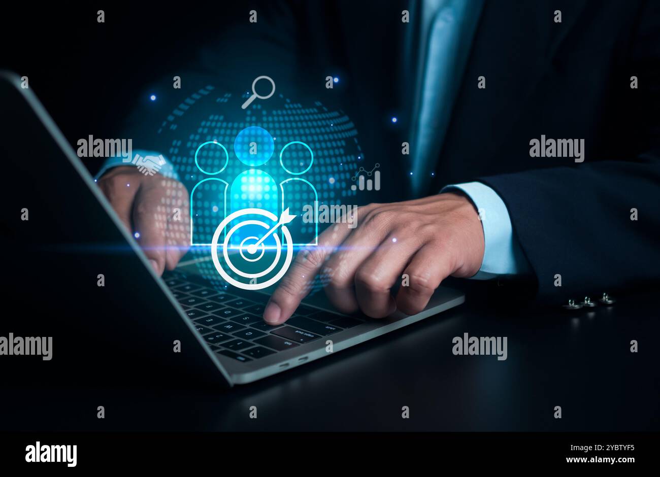 Target customer, Businessman selection of business target groups, Buyer ...