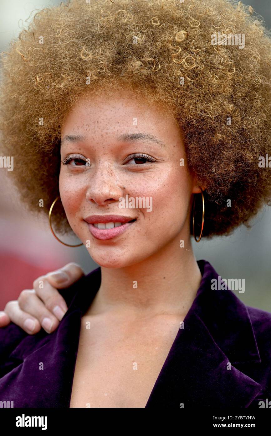Lisa Do Couto Teixeira during the launch of the film Loups Garous, by ...
