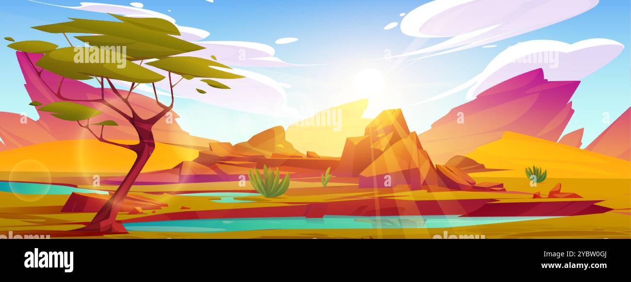 Grass land of river nile Stock Vector Images - Alamy