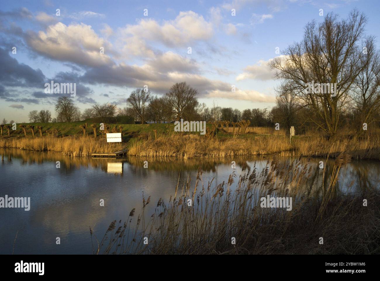 The Altena fortress near Werkendam is part of the Dutch defence system ...