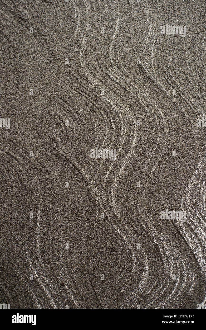 Representative background waves formed of gray sand layer Stock Photo ...