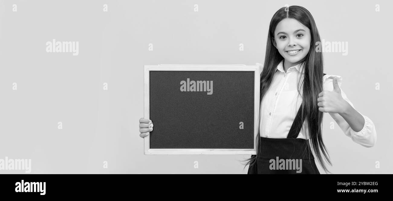 copy space for announcement. educational offer promotion. Portrait of ...