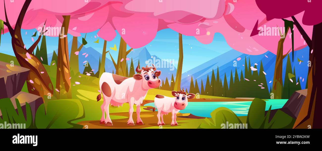 Graze alpine Stock Vector Images - Alamy