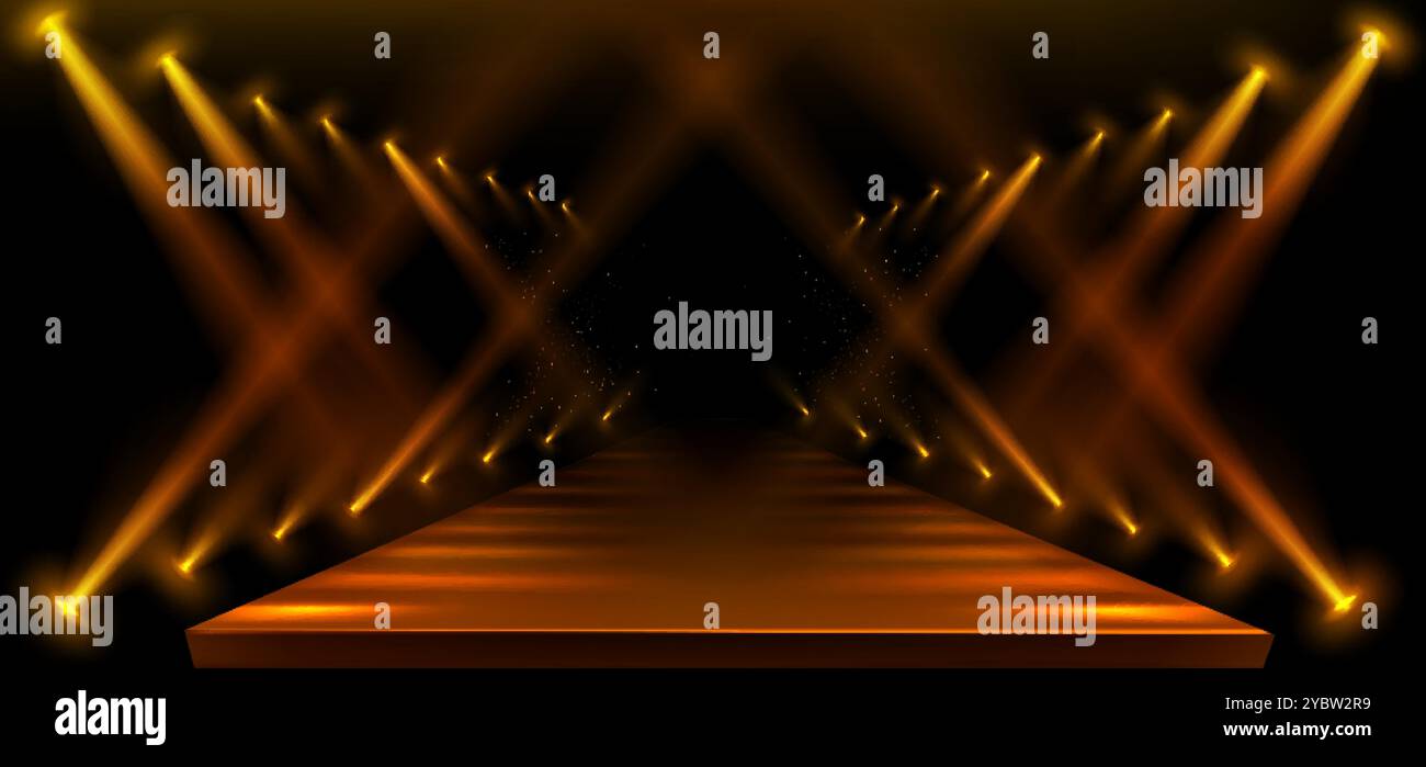 Stage walk concert Stock Vector Images - Alamy