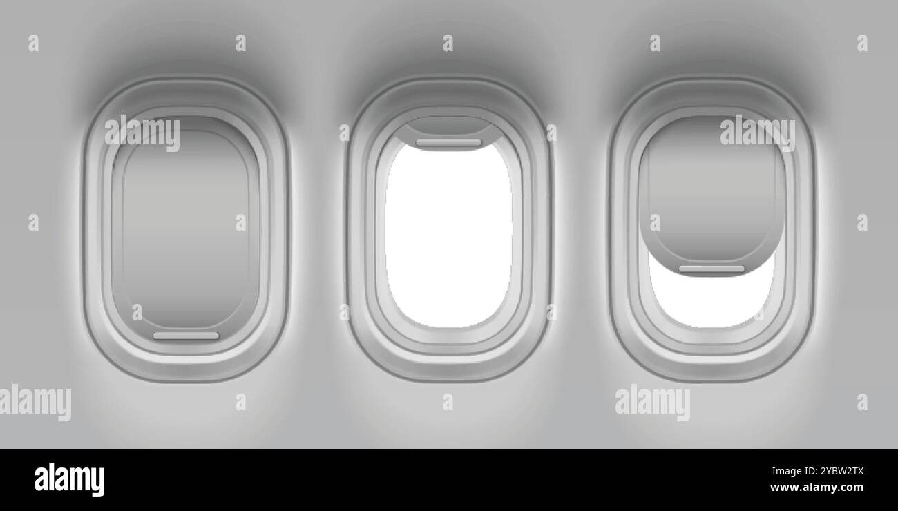 View aircraft from inside airport Black and White Stock Photos & Images ...
