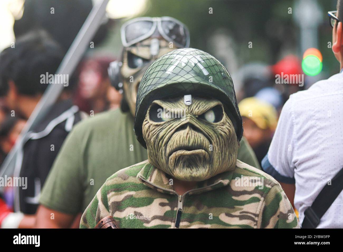 Mexico City Annual Zombie Walk 2024 Disguised people taking part during ...