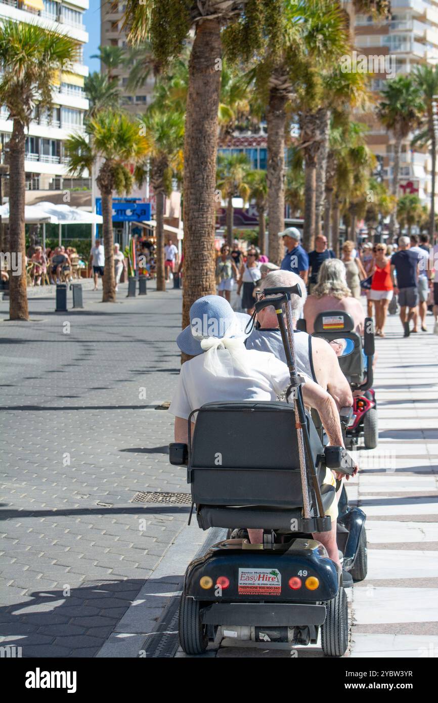 Mobility scooter benidorm hi-res stock photography and images - Alamy