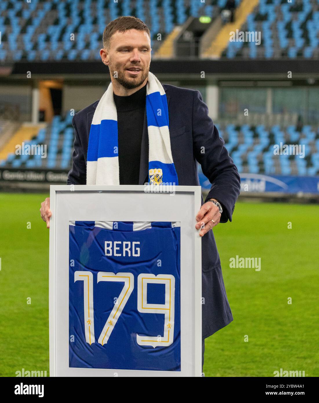 Gothenburg, Sweden. 7th Oct 2023. Player and former leading goal-scorer Marcus Berg awared for ...