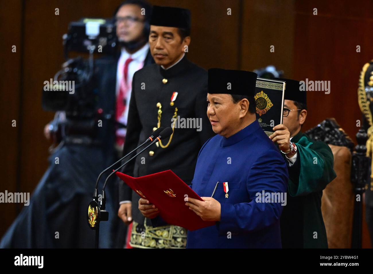 Jakarta, Indonesia. 20th Oct, 2024. Indonesian President Prabowo ...