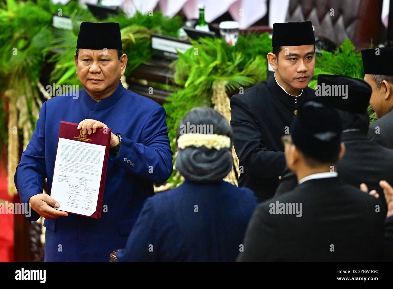 Jakarta, Indonesia. 20th Oct, 2024. Indonesian President Prabowo ...