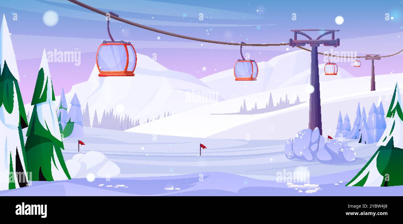 Snowy cabins Stock Vector Images - Alamy