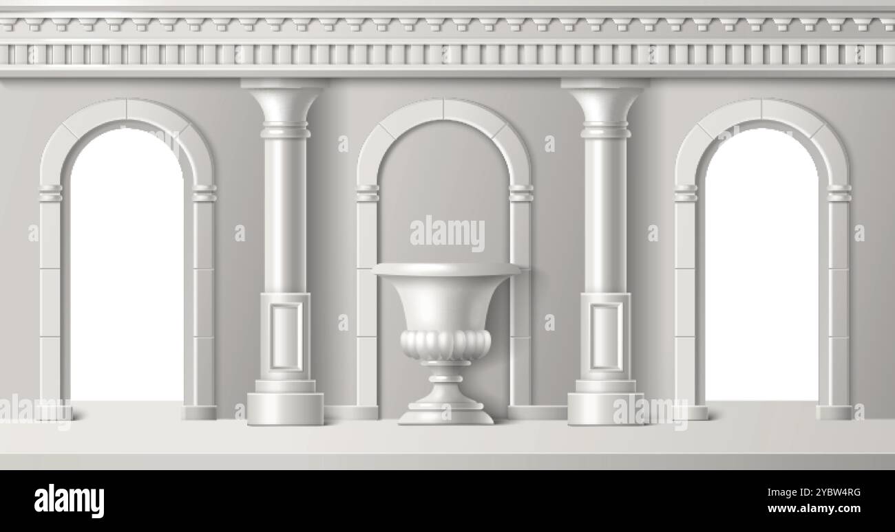 Interior church rome Stock Vector Images - Alamy