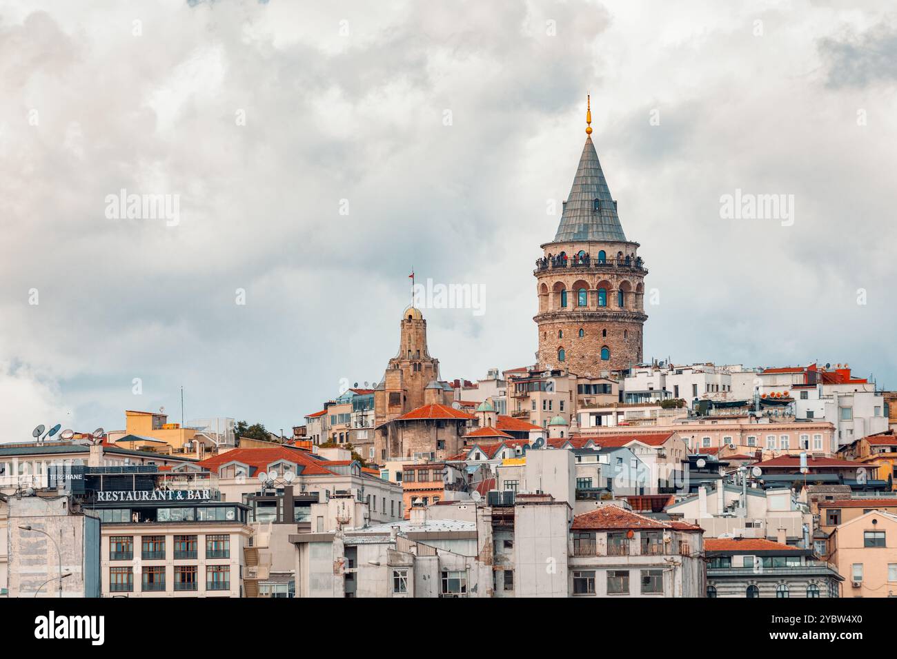Istanbul-Turkey-September 30, 2021: Ancient Galata Tower | Galata ...