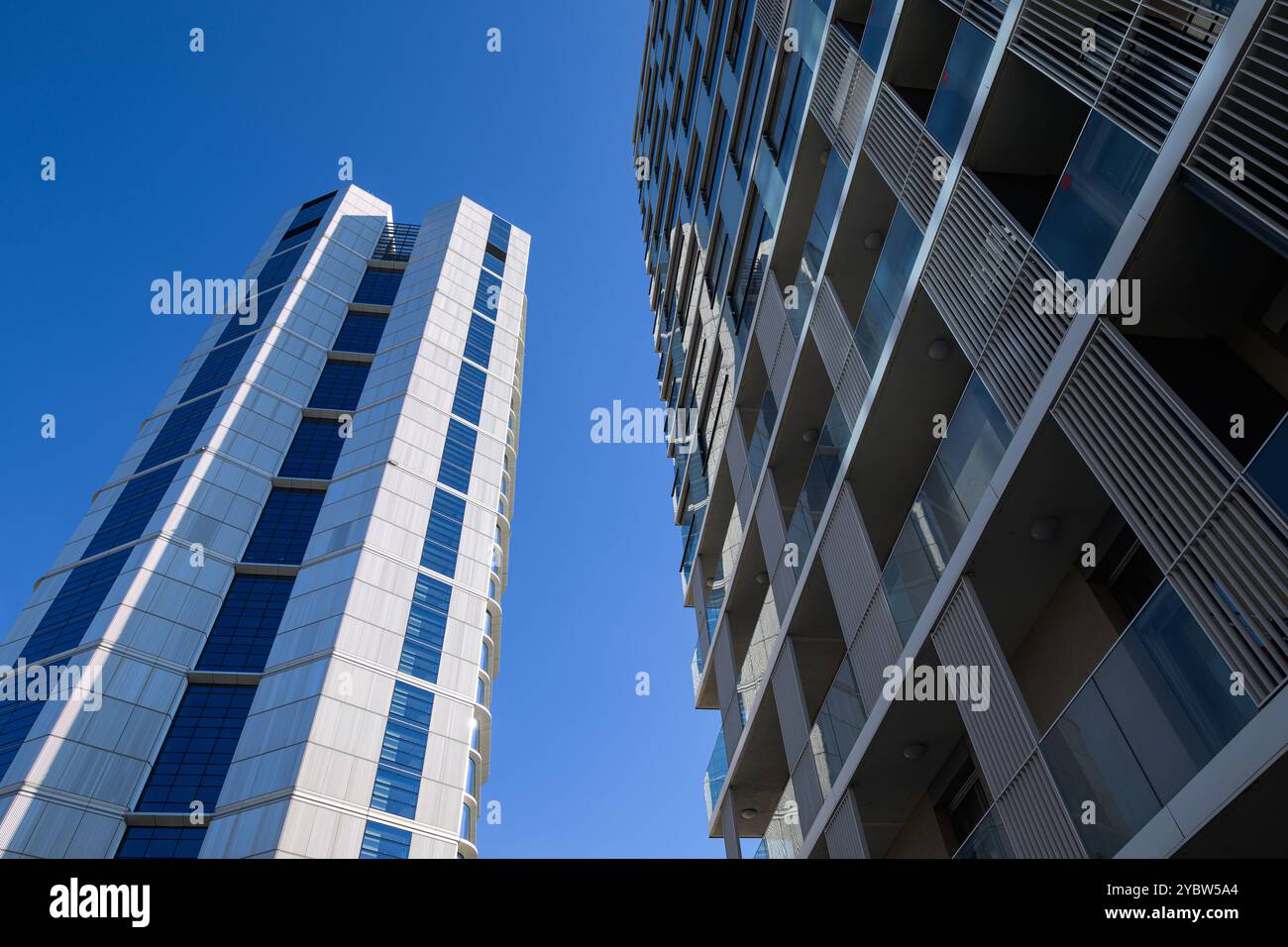 Mol Campus Tower at Kopaszi Dam in Budapest, Hungary Stock Photo - Alamy