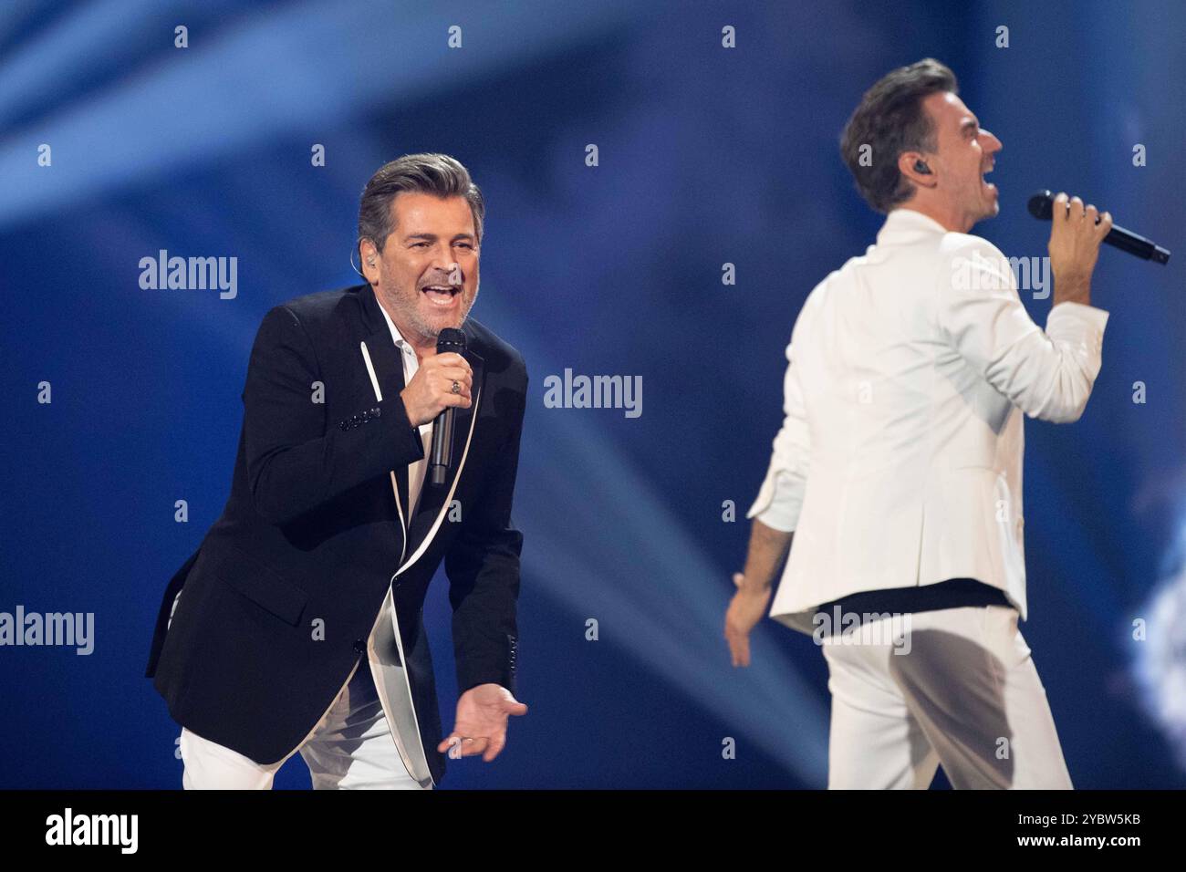 v.l. Thomas ANDERS, Saenger, Musiker, Schlagersaenger, Florian ...