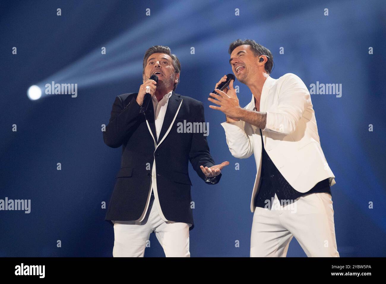 v.l. Thomas ANDERS, Saenger, Musiker, Schlagersaenger, Florian ...
